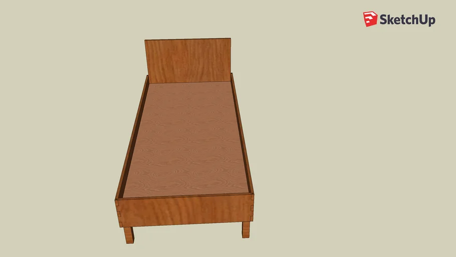 Simple Bed | 3D Warehouse