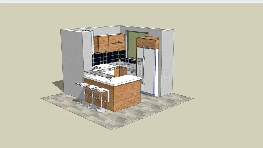 kitchen cabinet sample | 3D Warehouse