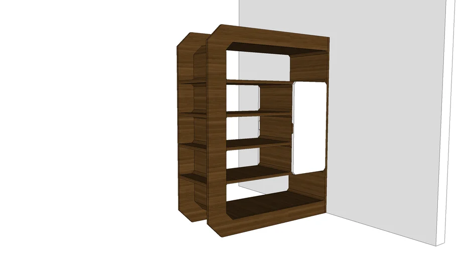 Bookcase Partition | 3D Warehouse