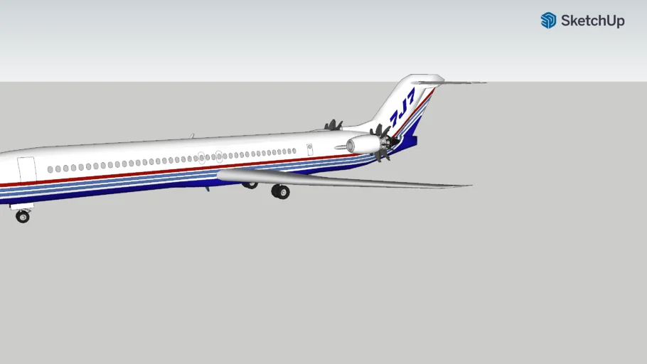 Boeing 7J7 House Livery | 3D Warehouse