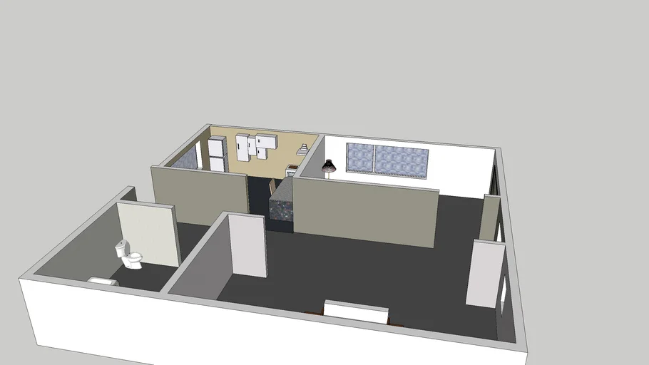 Plan of flat | 3D Warehouse