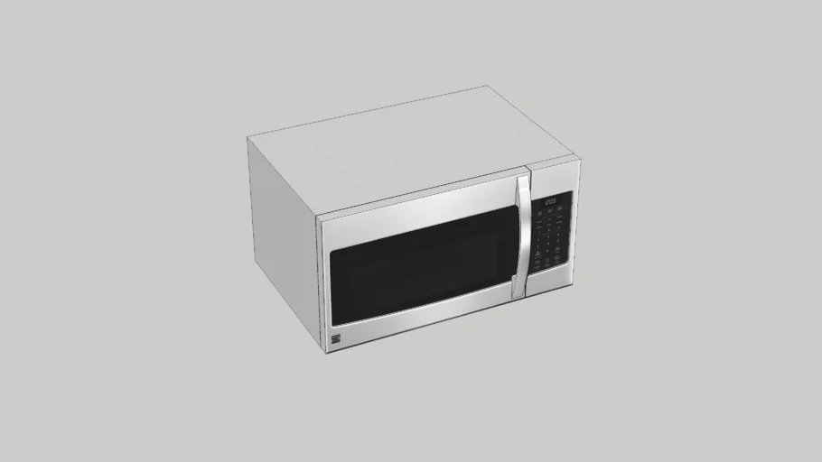 Microwave Sketchup 3d