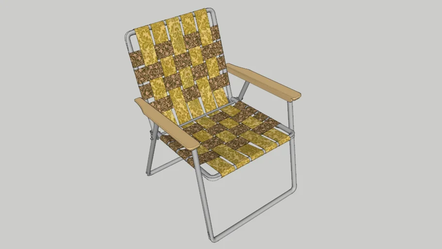 Aluminum Folding Chair | 3D Warehouse