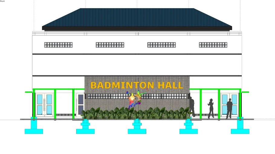 BADMINTON & FITNESS CENTER | 3D Warehouse
