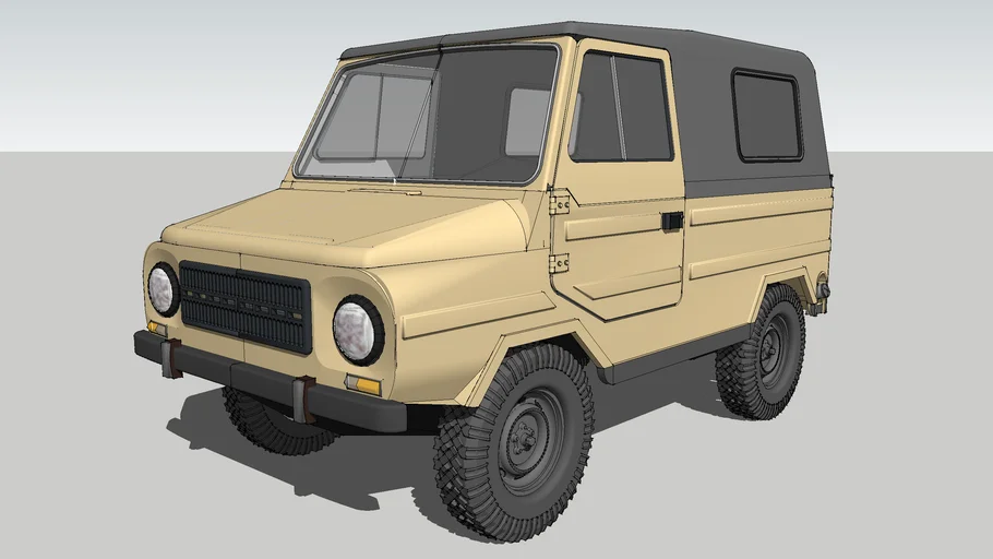 LUAZ 969M | 3D Warehouse