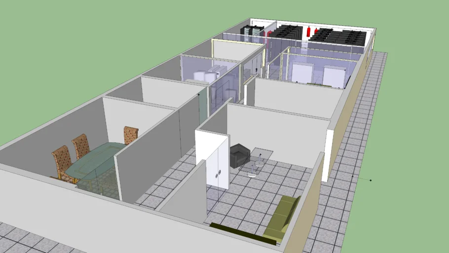 3d Data Center Floor Plan