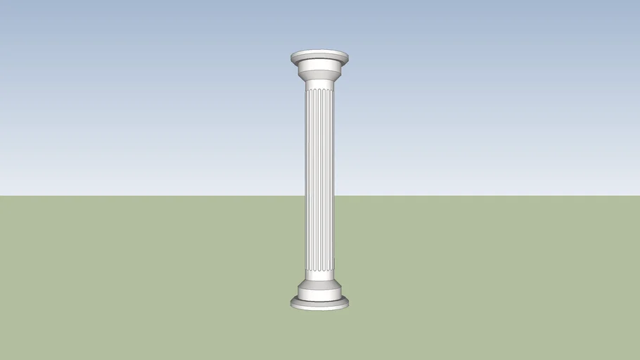 Fluted Column | 3D Warehouse