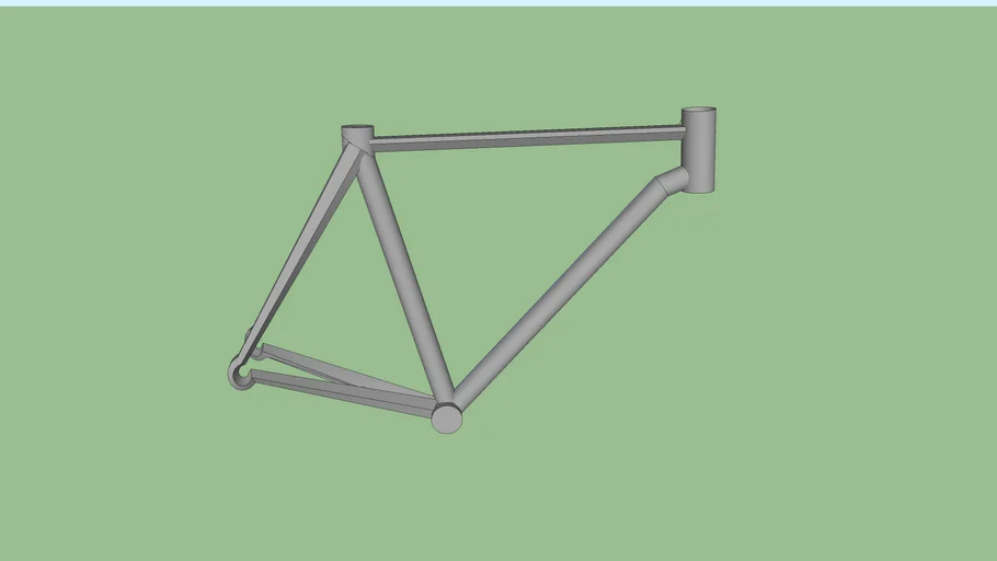 simple bike frame | 3D Warehouse