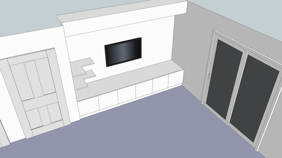 DVD wall unit | 3D Warehouse