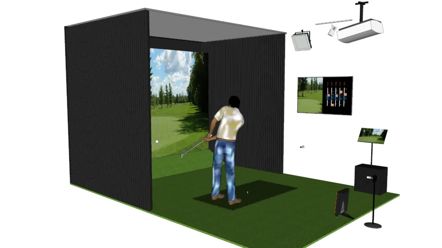 Golf Simulator | 3D Warehouse