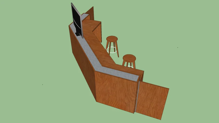 Banque d'acceuil | 3D Warehouse