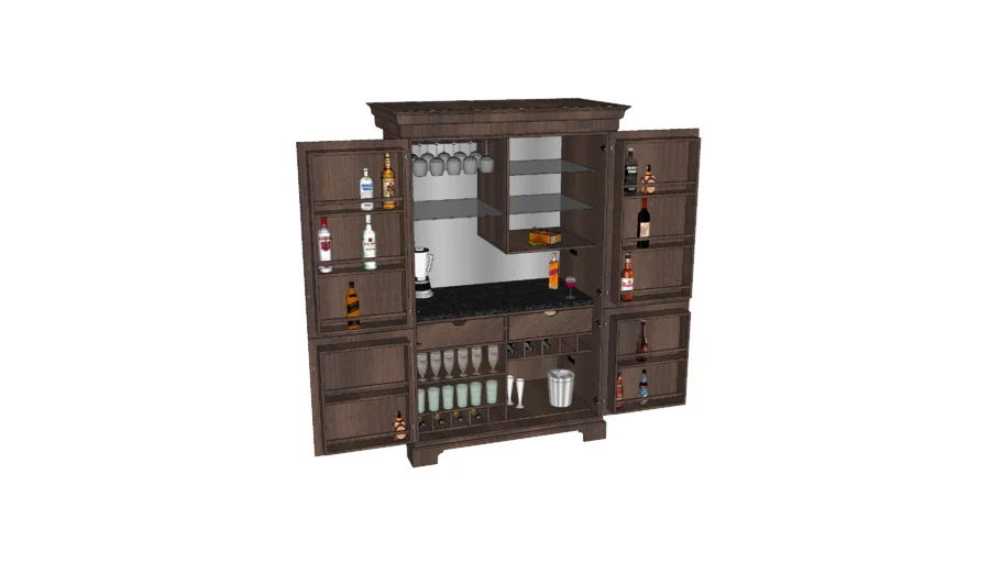 Bar Cabinet | 3D Warehouse