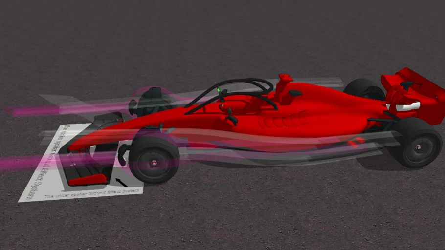 F1 front spoiler ground effect concept | 3D Warehouse