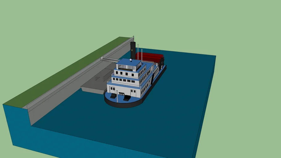 sternwheeler portland | 3D Warehouse