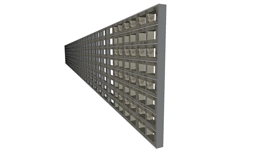 cobogó concreto | 3D Warehouse