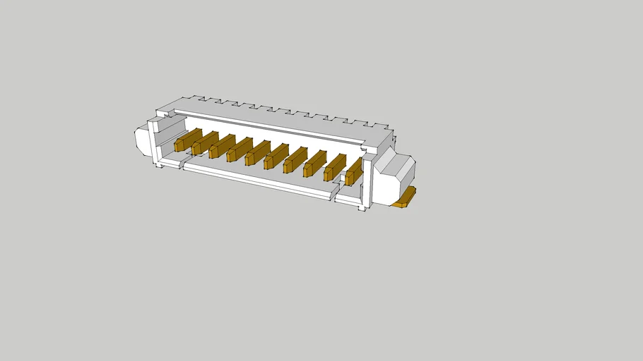 Molex Picoblade 10 pin | 3D Warehouse