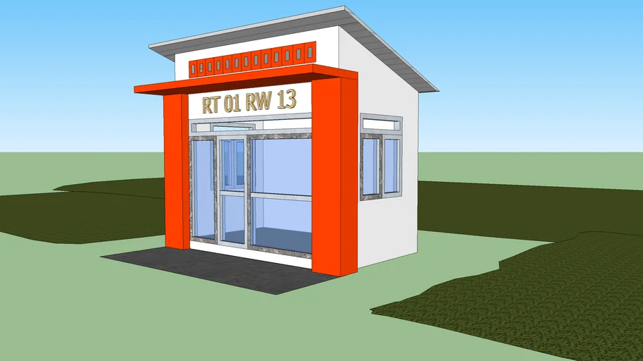 Pos Kamling RT 01 RW 13 | 3D Warehouse