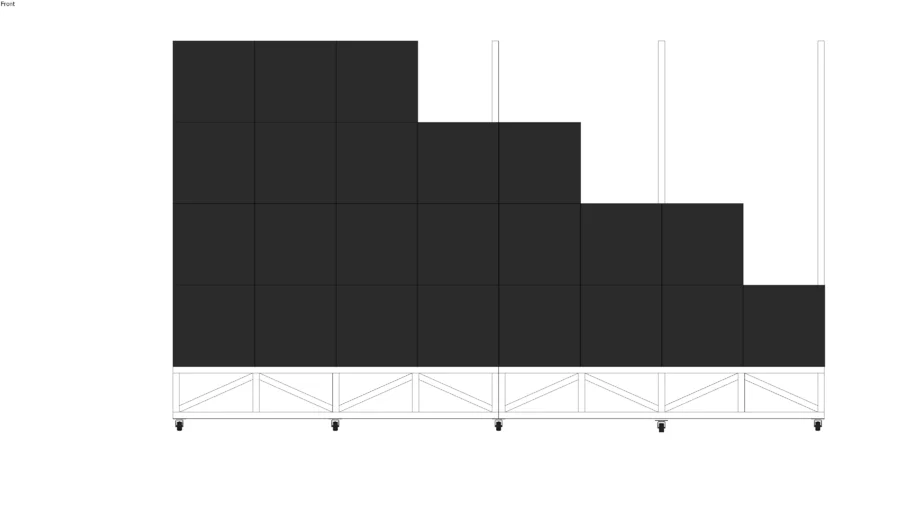 2x4 Floor standing | 3D Warehouse
