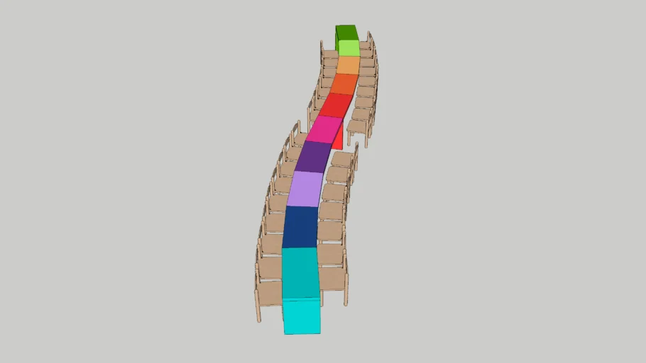 Rainbow table for kids | 3D Warehouse
