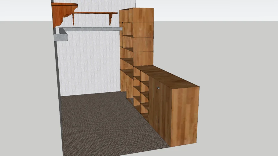walk in closet | 3D Warehouse