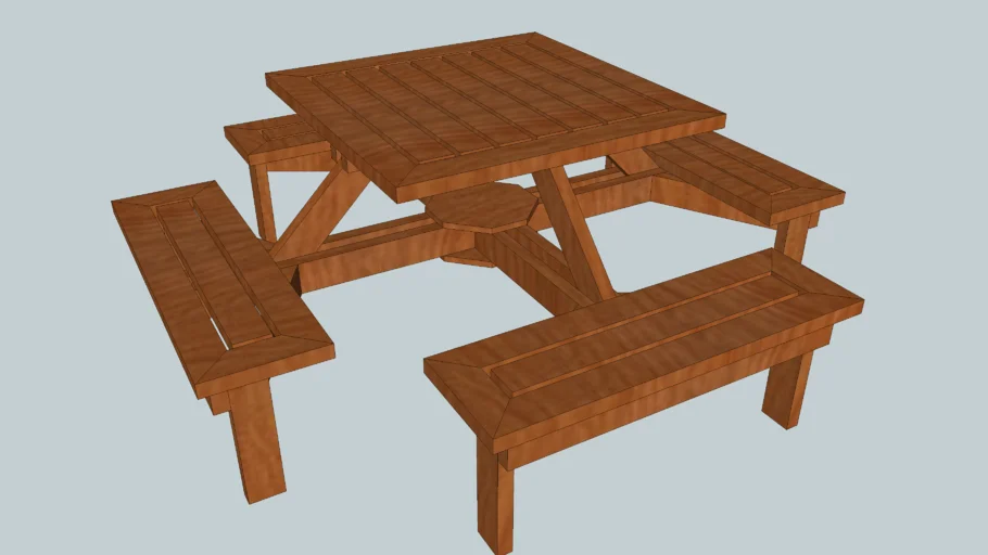 picnic table | 3D Warehouse