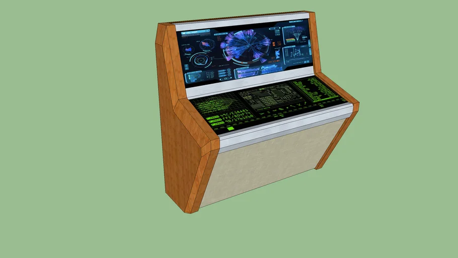 Retro Scfi Console | 3D Warehouse