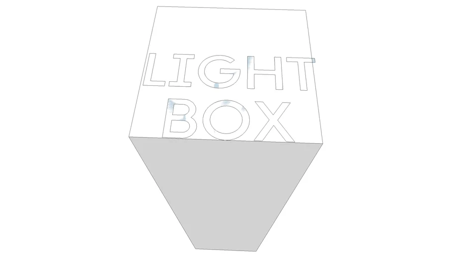 4 sided lightbox | 3D Warehouse
