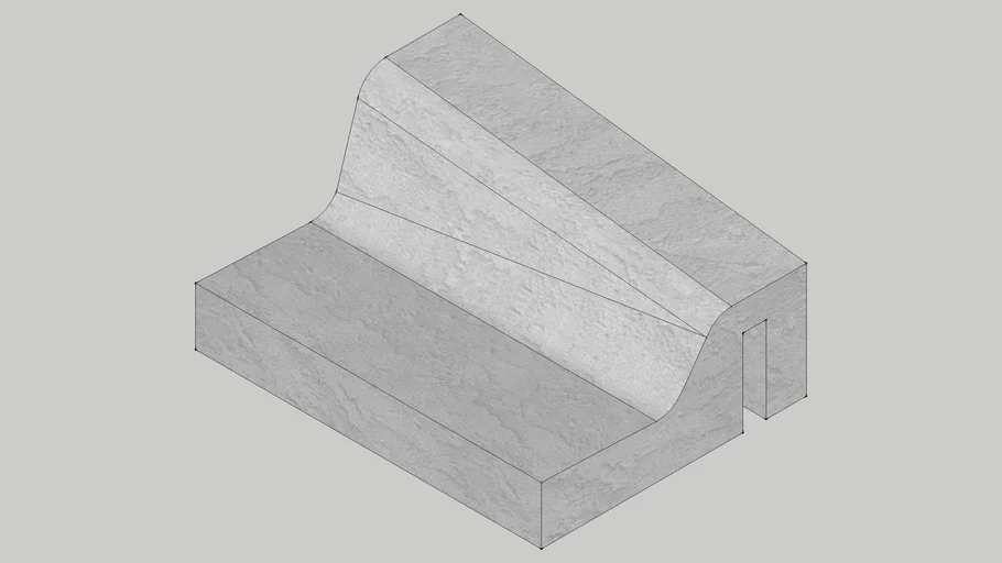 Kereb Tipe D12T SNI | 3D Warehouse