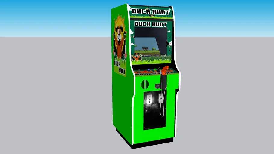 Vs. Duck Hunt arcade game Style B | 3D Warehouse
