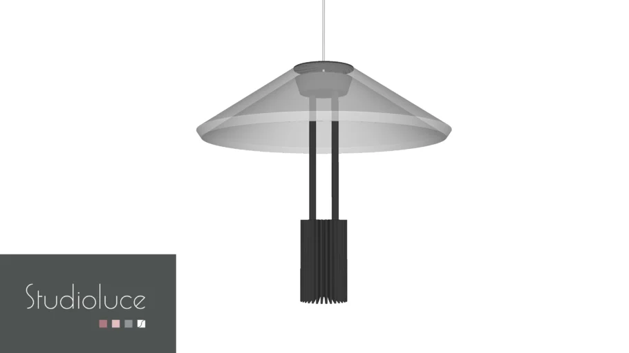 Pendente Vivant PD2102PT - Studioluce | 3D Warehouse