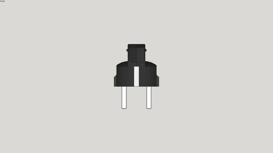 CEE 7.7 plug (EU) | 3D Warehouse