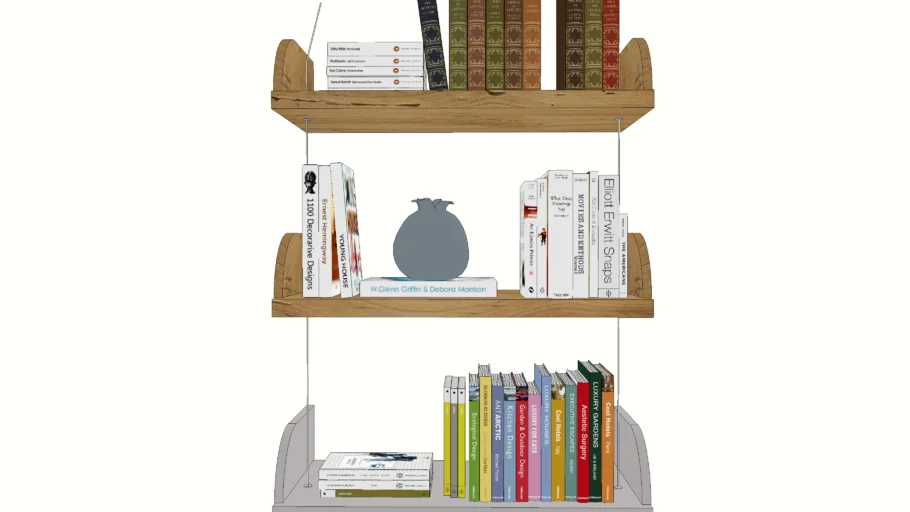 libreria_mensole_cavo | 3D Warehouse