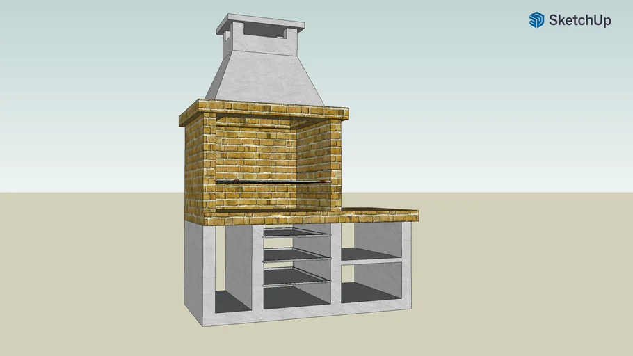 Built in barbecue | 3D Warehouse