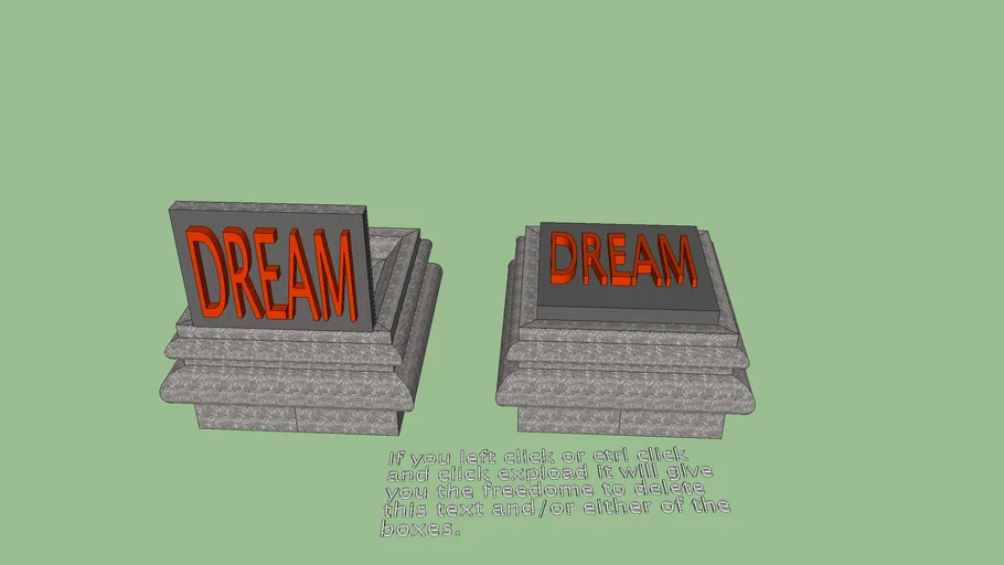 Dream Boxes | 3D Warehouse