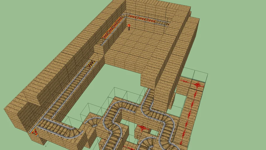 minecraft minecart station | 3D Warehouse