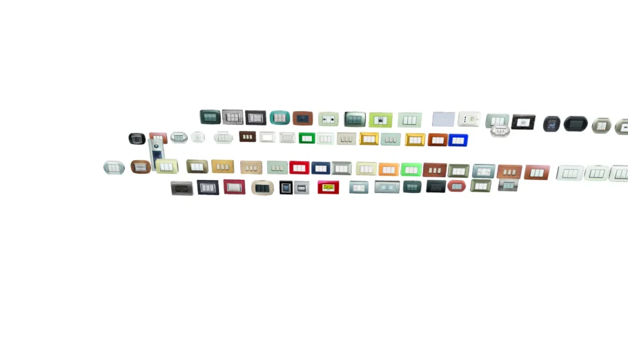 Bticino interruttori e prese | 3D Warehouse