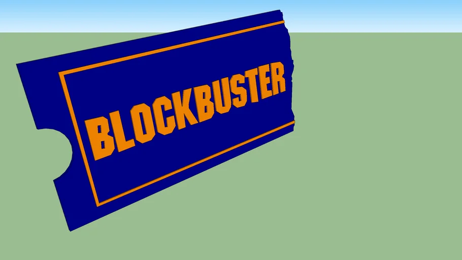 Blockbuster logo | 3D Warehouse