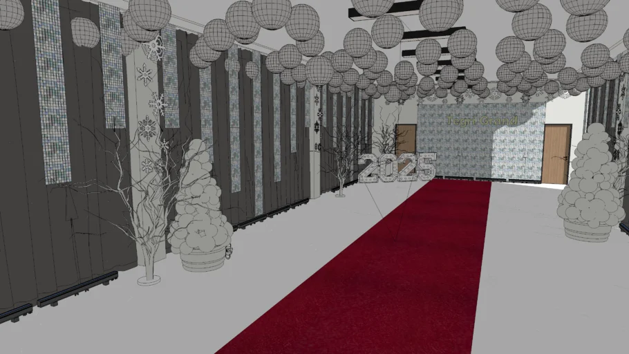 EVent hall corridor | 3D Warehouse
