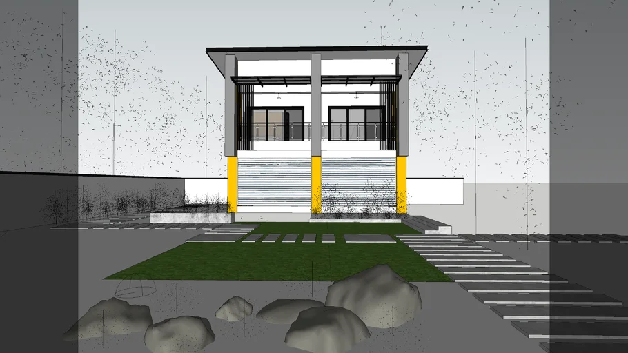 2-story shophouse | 3D Warehouse