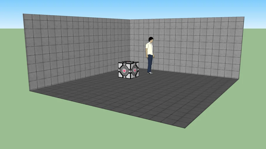 Companion Cube | 3D Warehouse