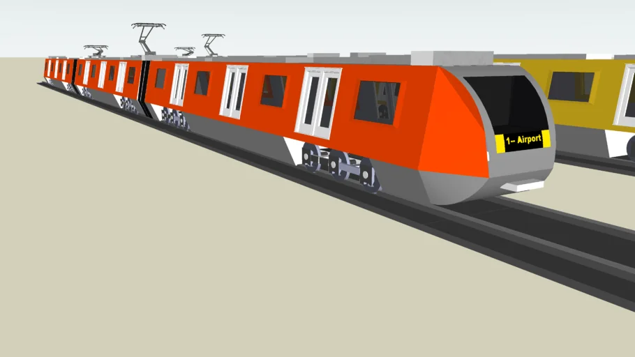 Suburb Train | 3D Warehouse