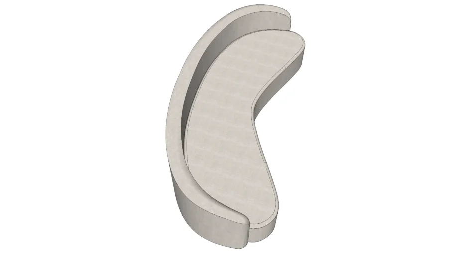 Rounded Sofa | 3D Warehouse