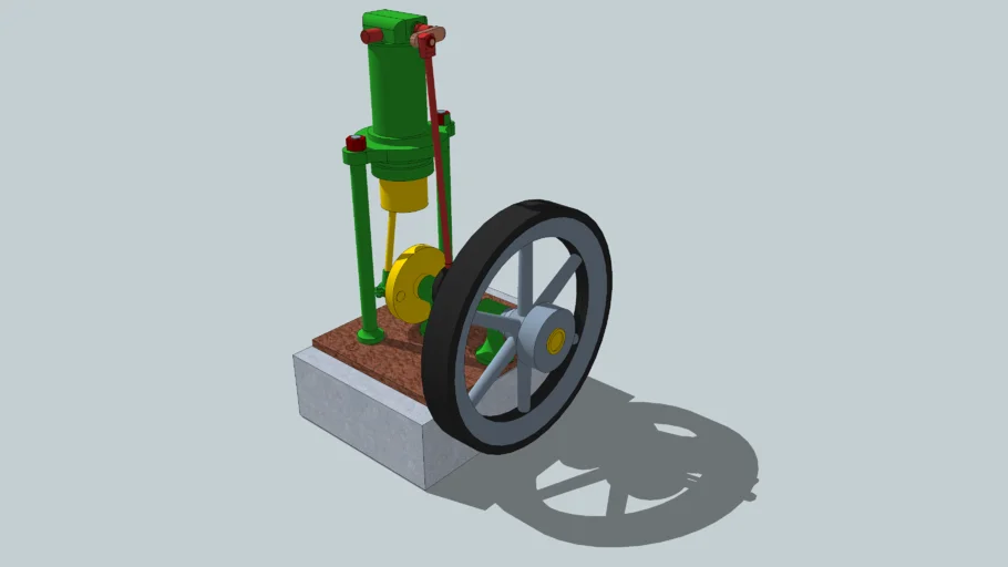 Simple Steam engine | 3D Warehouse