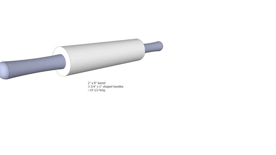 Rolling Pin - small | 3D Warehouse