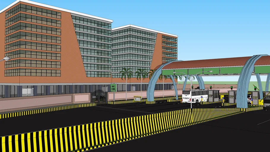 Toll Plaza | 3D Warehouse