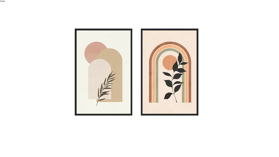 Urban Jungle Wall Frame 1 | 3D Warehouse