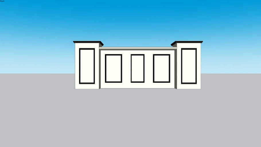 3 Panel Bar | 3D Warehouse