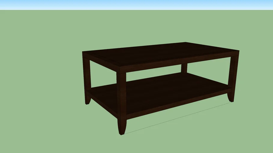 David Edwards Aussie rectangular coffee table | 3D Warehouse