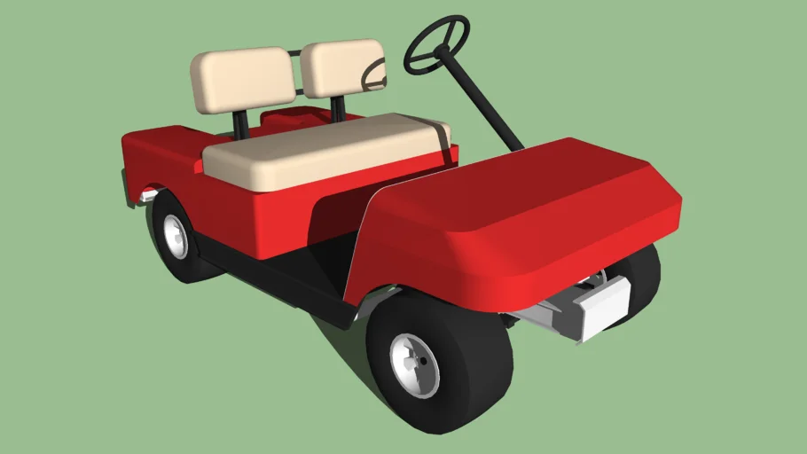 Custom Electric Club Car | 3D Warehouse