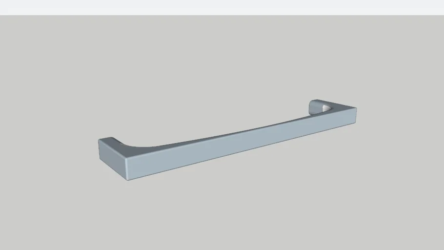 Top Knobs Riverside TK1014 Handle Pull | 3D Warehouse